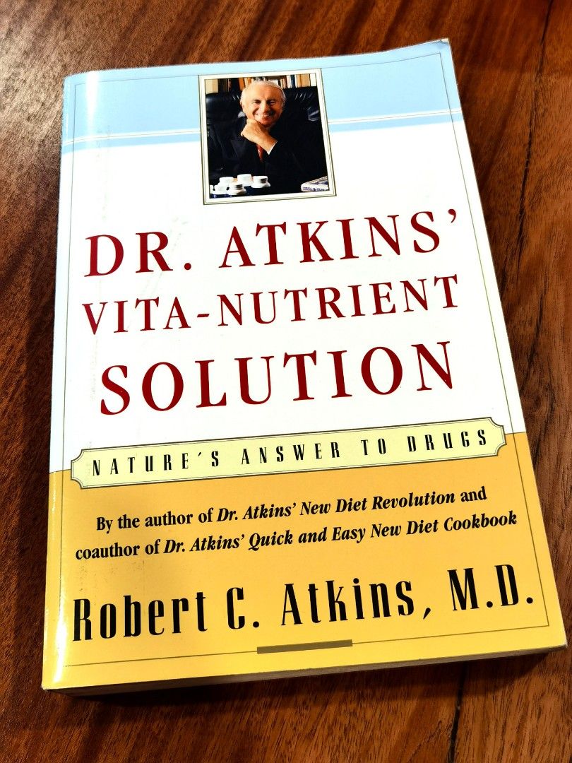 Dr Atkins Vita Nutrient Solution Nature's Answer To Drugs Health Book ...