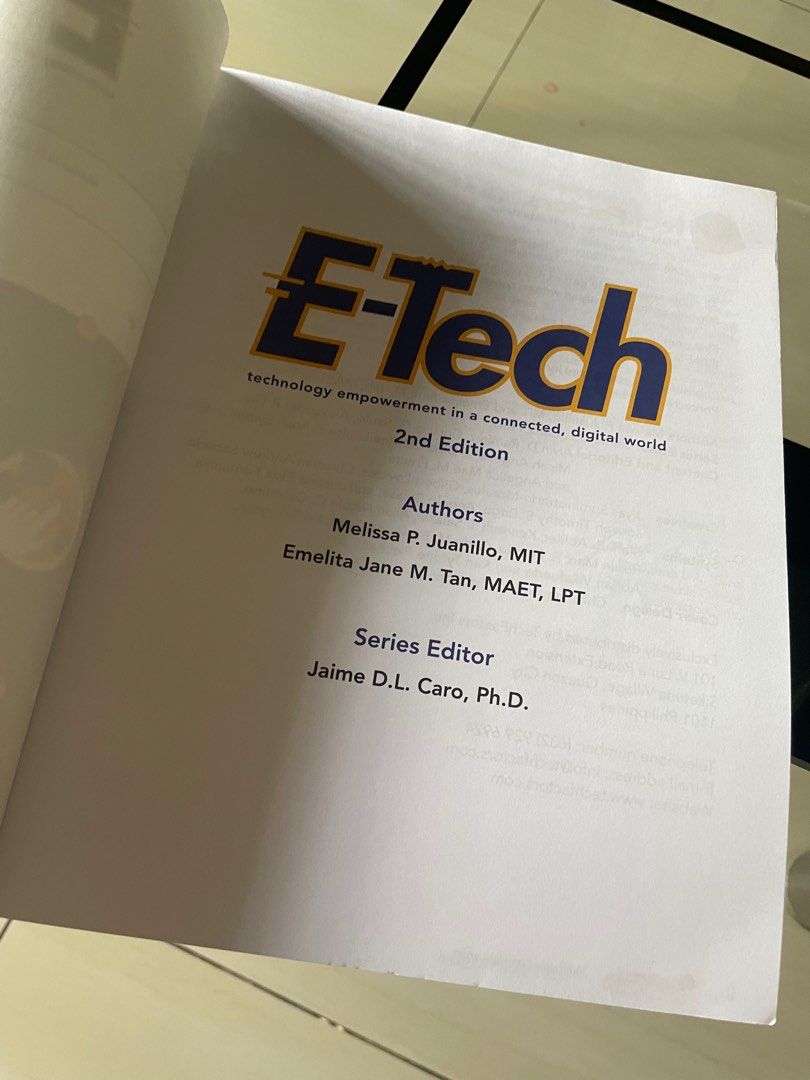 E Tech technology empowerment in a connected digital world by melissa ...