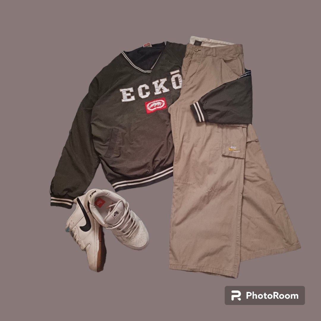 Ecko Untld Varsity Jacket made in USA design by Stussy, Men's Fashion ...