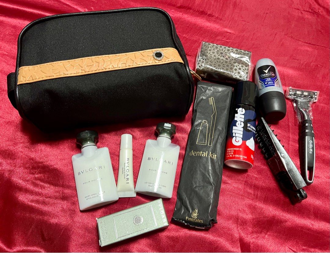 Emirates Bvlgari Travel Kit, Hobbies & Toys, Travel, Travel Essentials ...