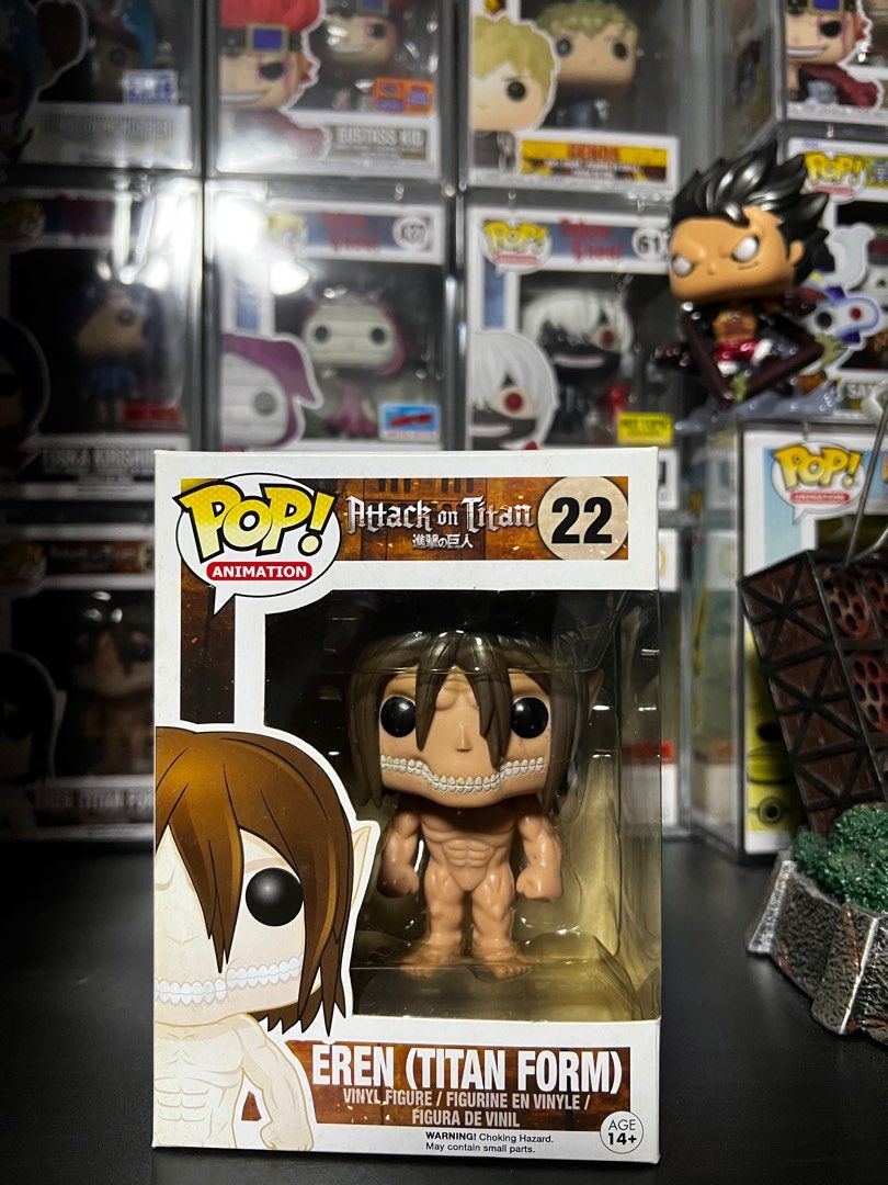 EREN TITAN FORM BLACK EYES ATTACK ON TITAN FUNKO POP, Hobbies & Toys ...