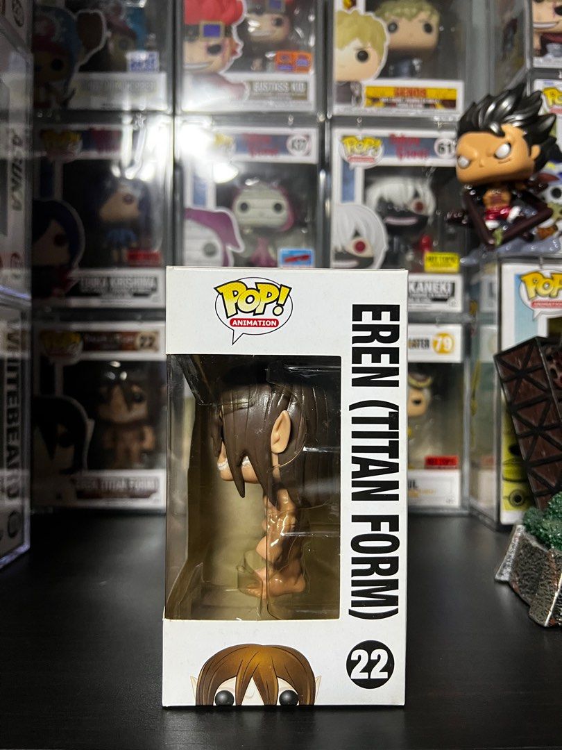 EREN TITAN FORM BLACK EYES ATTACK ON TITAN FUNKO POP, Hobbies & Toys ...