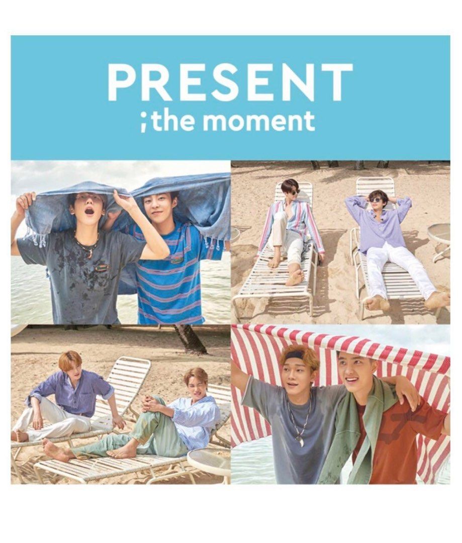 EXO PRESENT: the moment Photobook 寫真集, 興趣及遊戲, 收藏品及紀念品, 韓流 - Carousell