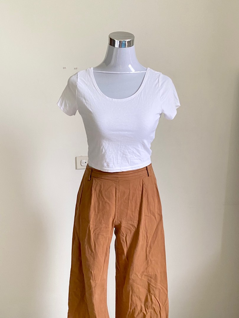 Factorie Scoopback White Classy Top, Women's Fashion, Tops, Blouses on ...