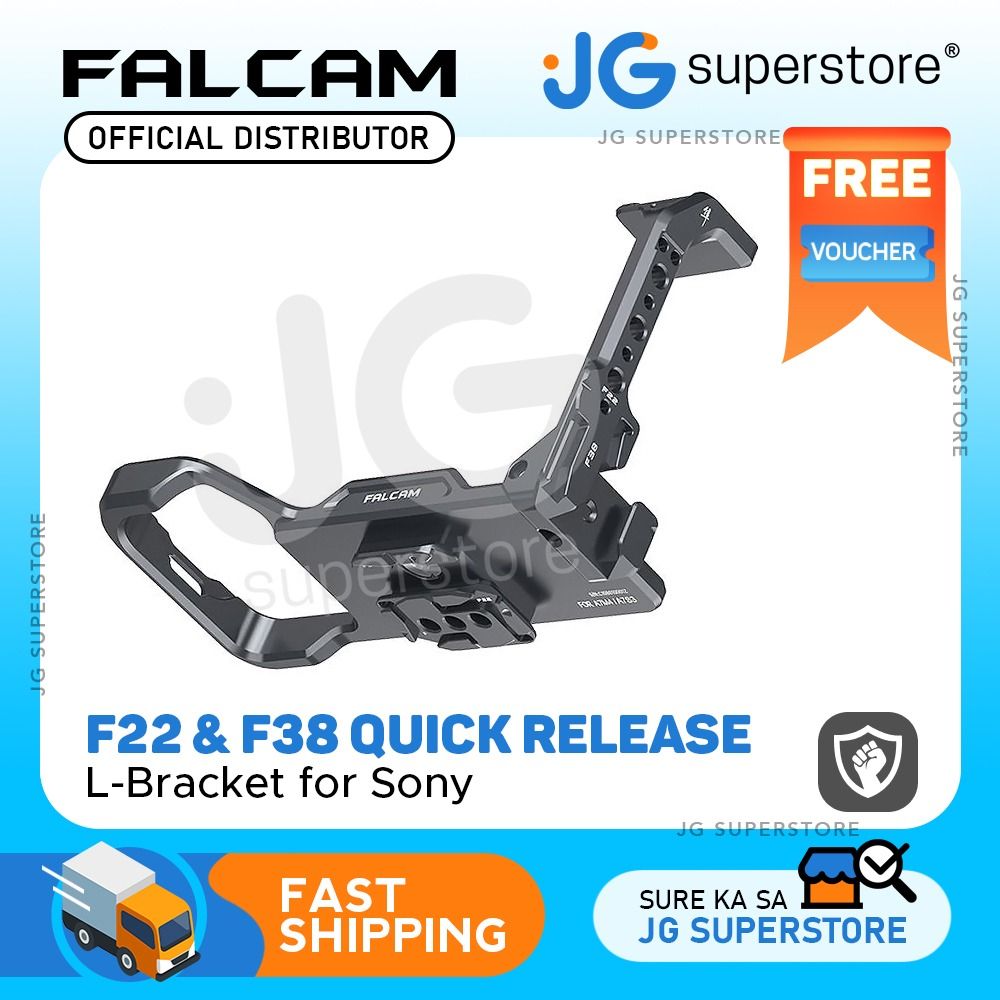 Falcam by Ulanzi 2976 F22 & F38 Quick Release L-Bracket for Sony A7M4 / A7S3 Mirrorless Camera ...
