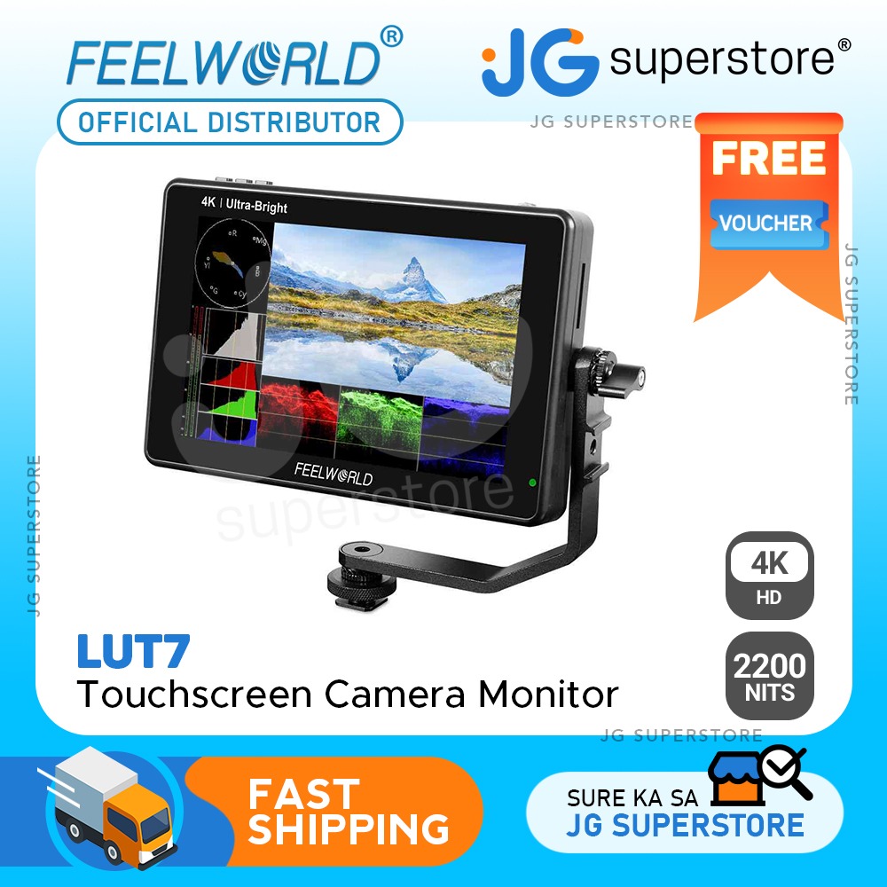 Feelworld LUT7 7" Touchscreen Camera Field Monitor 1920 x 1200 ...