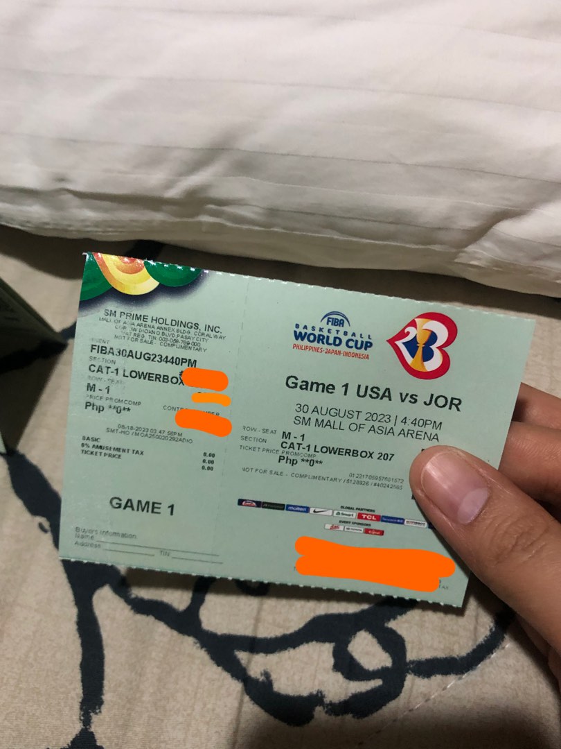 FIBA USA vs JORDAN, Tickets & Vouchers, Event Tickets on Carousell