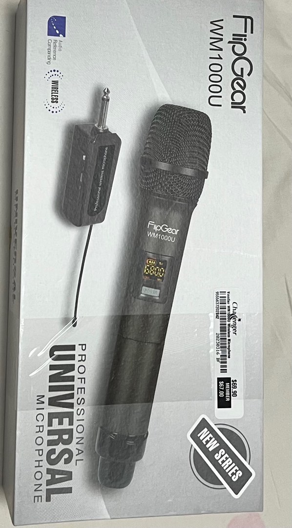 Flip gear Wireless Microphone, Audio, Microphones on Carousell