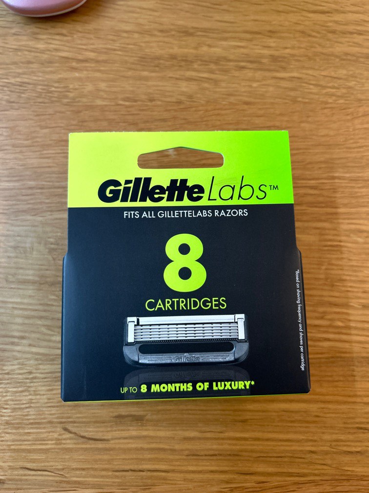 Gillette Labs Razor Refills x 8, Beauty & Personal Care, Men's Grooming ...