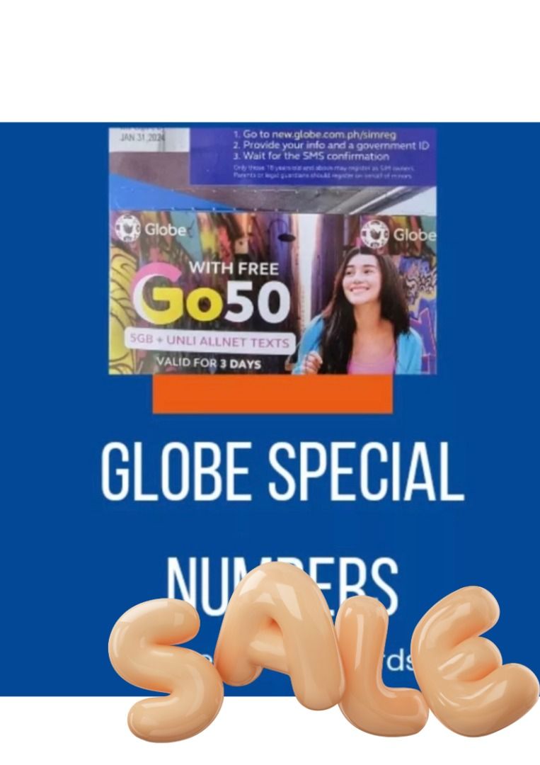 Globe Rare Numbers 0000,9999,8888 DM for list, Mobile Phones & Gadgets, Other Gadgets on Carousell