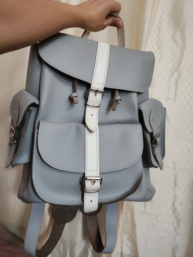 Grafea Utility Leather backpack, Women's Fashion, Bags & Wallets, Backpacks on Carousell