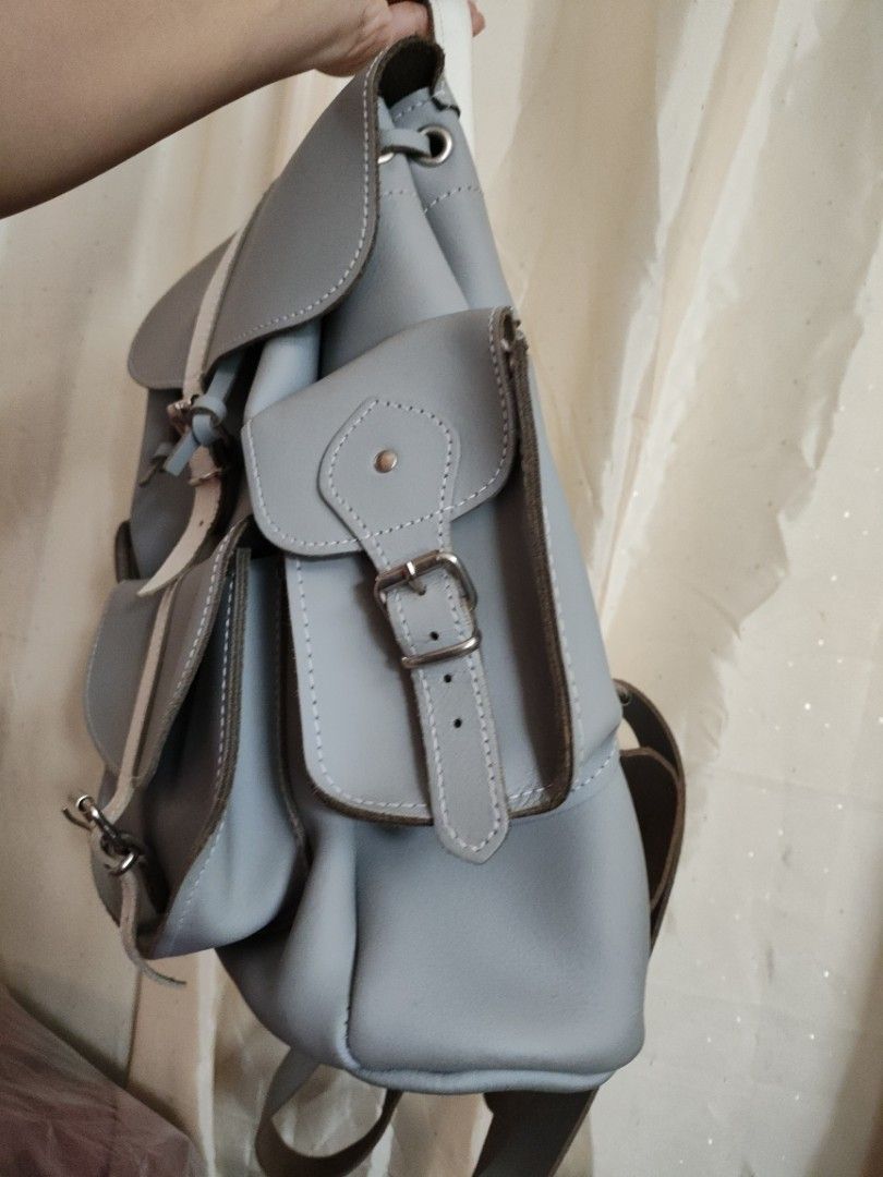Grafea Utility Leather backpack, Women's Fashion, Bags & Wallets, Backpacks on Carousell