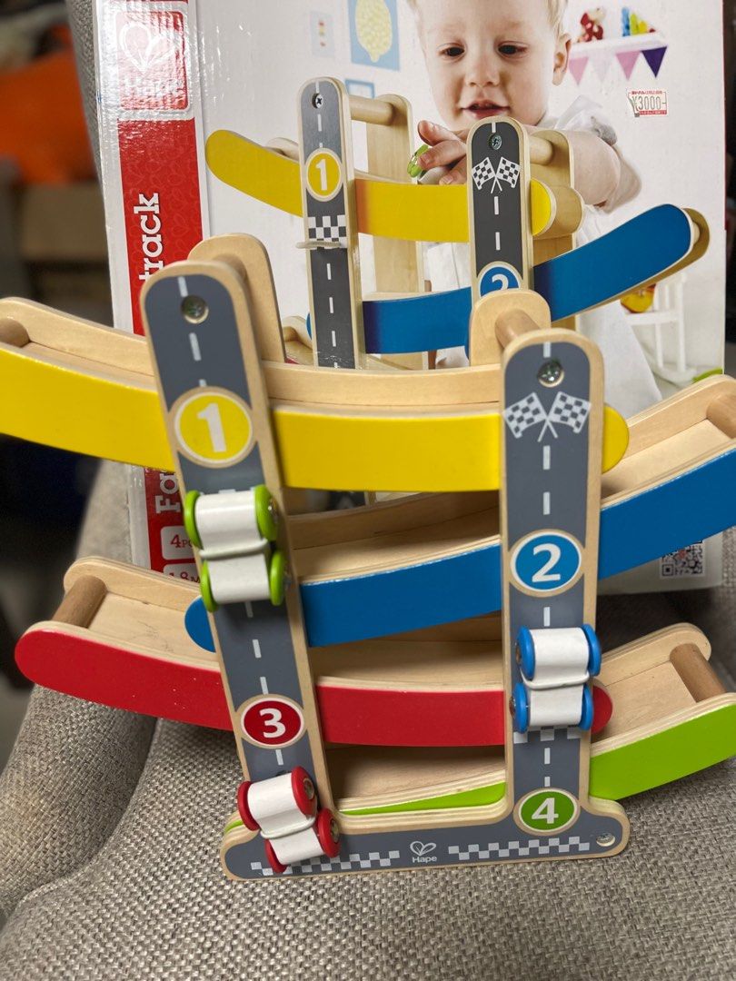Hape Fast Flip Racetrack, Hobbies & Toys, Toys & Games on Carousell
