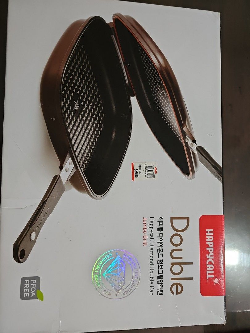 Happycall Diamond Double Pan, TV & Home Appliances, Kitchen Appliances ...