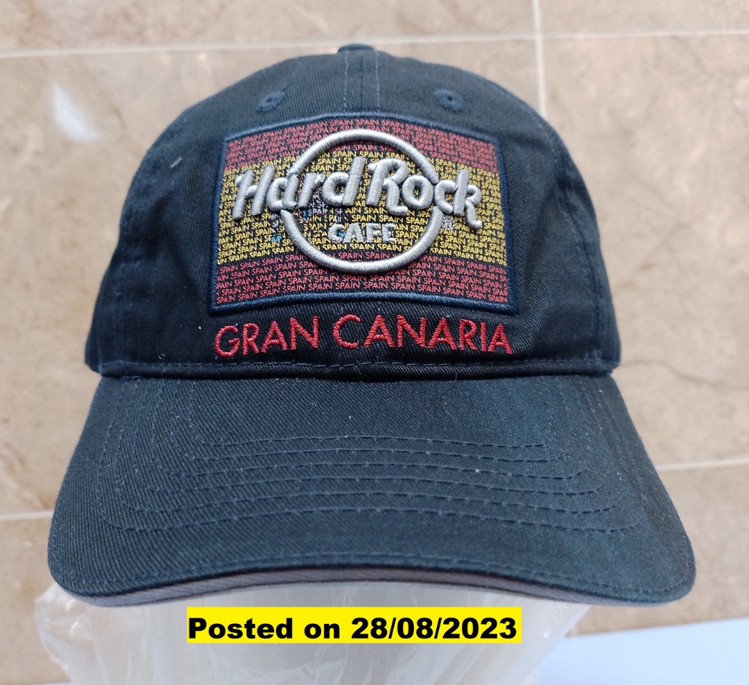 Hard Rock Cap (Gran Canaria), 男裝, 手錶及配件, 棒球帽、帽 - Carousell