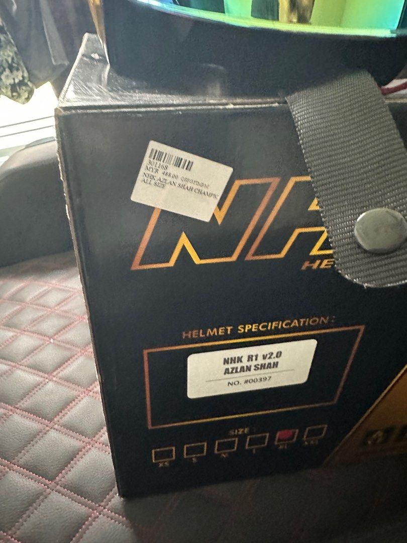 Helmet NHK R1 Azlan Shah Special Edition, Men's Fashion, Activewear on ...