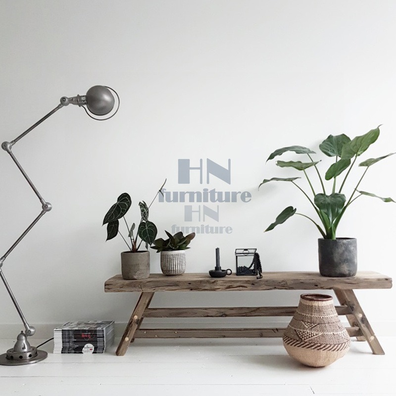 hn-1451 Long Bench Solid Wooden Bench, Furniture & Home Living ...