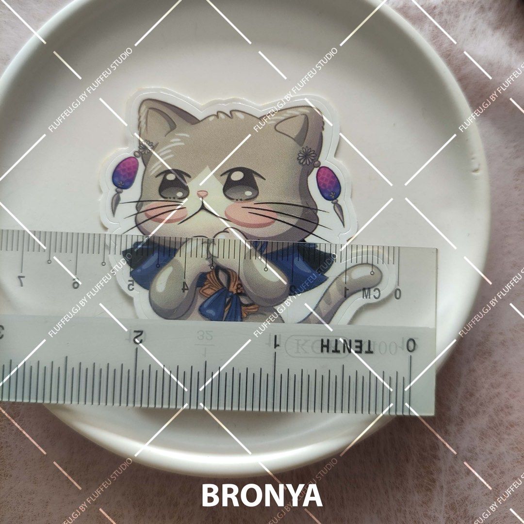 Honkai Star Rail Bronya Diecut Sticker, Hobbies & Toys, Stationery ...