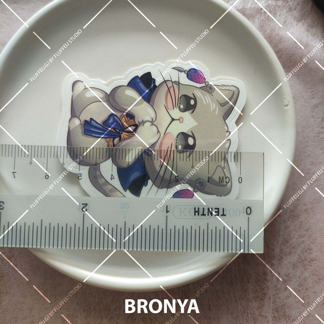Honkai Star Rail Bronya Diecut Sticker, Hobbies & Toys, Stationery ...