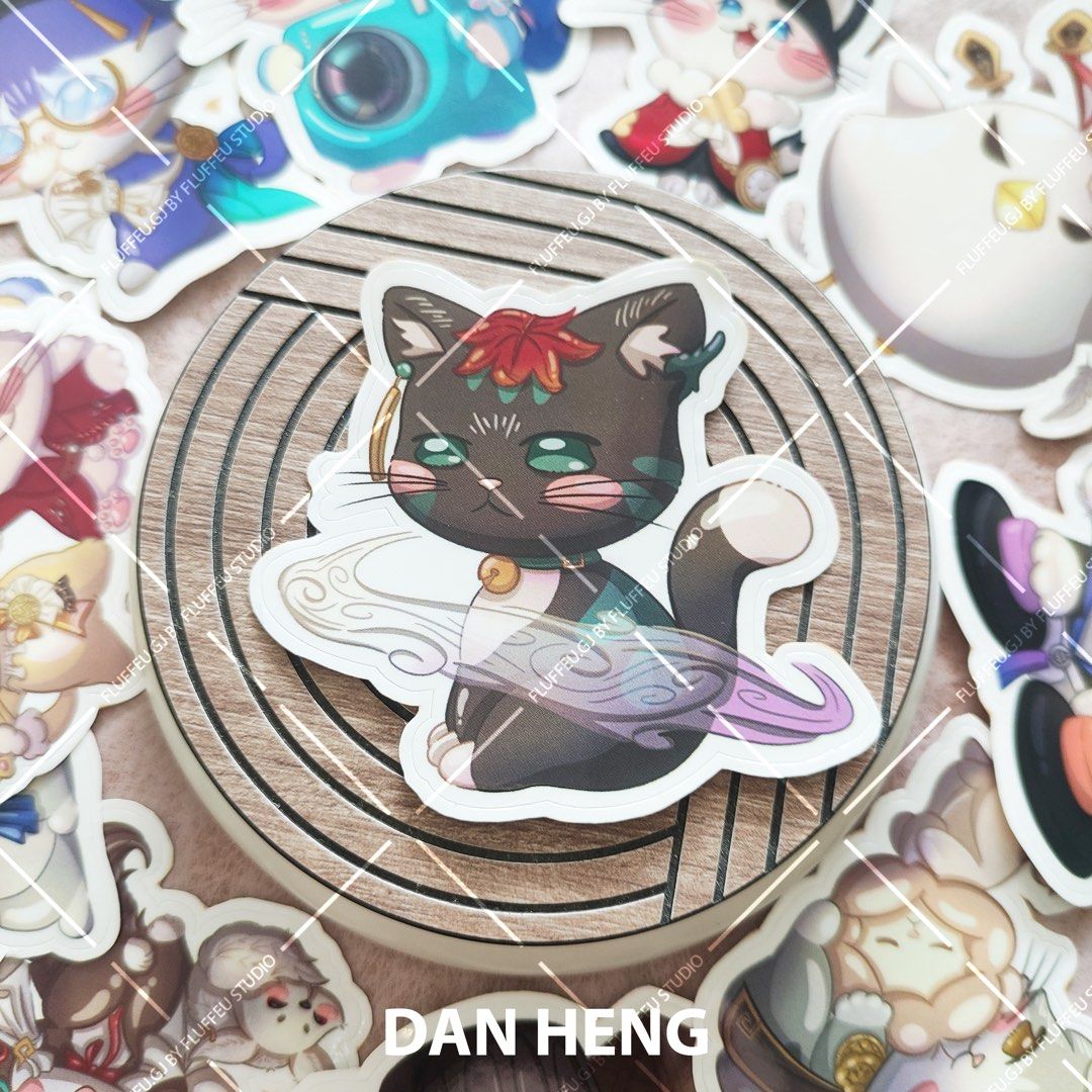 Honkai Star Rail Dan Heng Diecut Sticker, Hobbies & Toys, Stationery ...