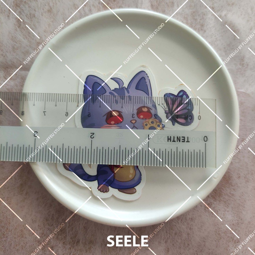 Honkai Star Rail Seele Diecut Sticker, Hobbies & Toys, Stationery ...