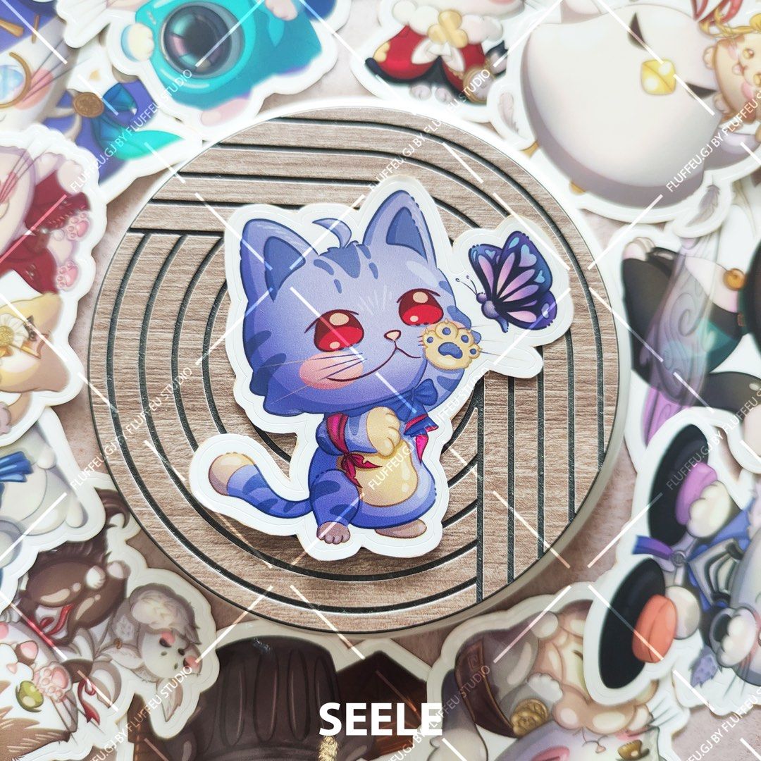 Honkai Star Rail Seele Diecut Sticker, Hobbies & Toys, Stationery ...