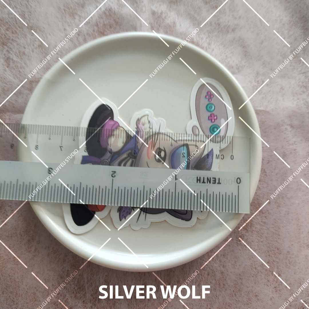 Honkai Star Rail Silver Wolf Diecut Sticker, Hobbies & Toys, Stationery ...