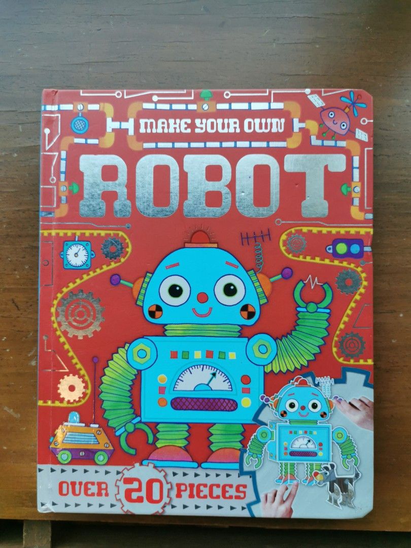 How to Make Your Own Robot Children's Book - Hard Bound, Hobbies & Toys ...