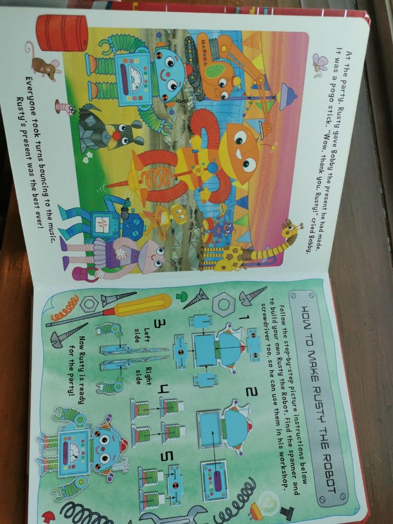 How to Make Your Own Robot Children's Book - Hard Bound, Hobbies & Toys ...