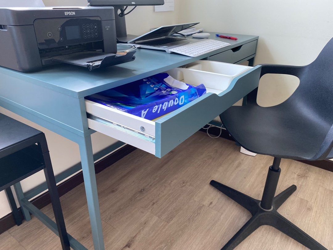 Ikea Alex study desk, Furniture & Home Living, Furniture, Other Home ...