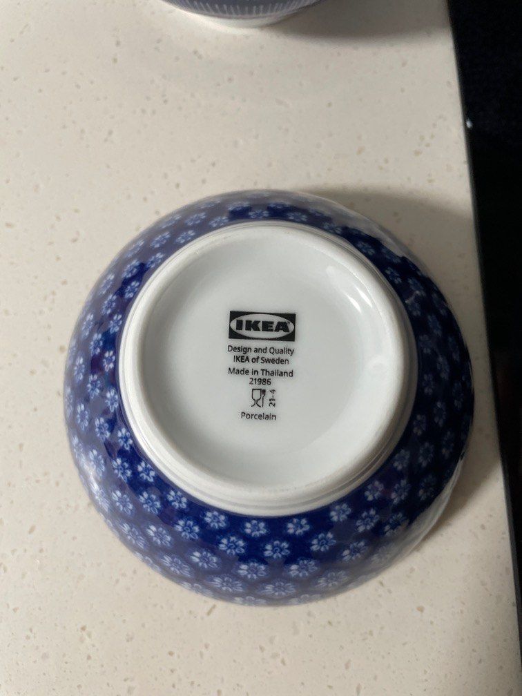 Ikea bowl set ENTUSIASM, Furniture & Home Living, Kitchenware ...