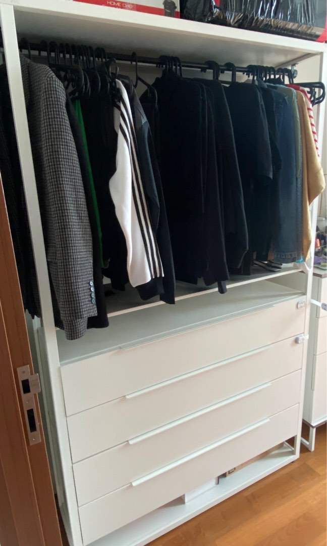 Ikea Fjalkinge Shelving unit with drawers, Furniture & Home Living ...