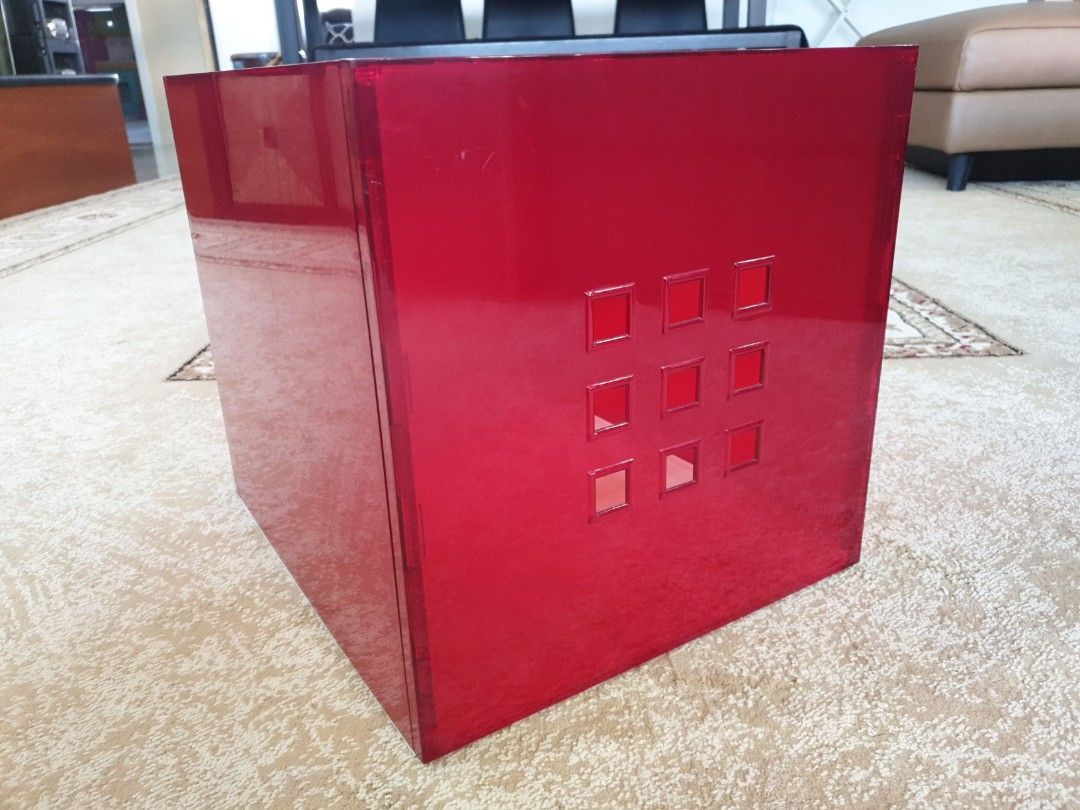 Ikea Lekman Storage Box Red, Furniture & Home Living, Home Improvement ...