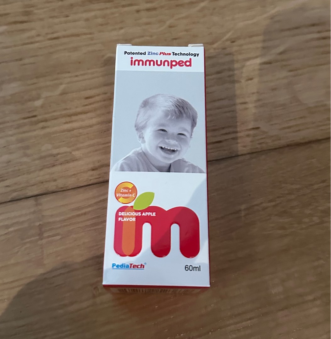 Immunped patented zinc + vit c 60ml, Health & Nutrition, Health ...