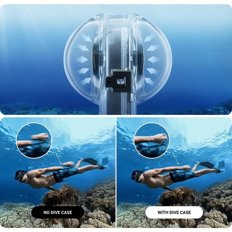 Insta360 X3 Invisible Dive Case (IPX8 Water Resistant Up To 50m Depth), Photography, Photography ...