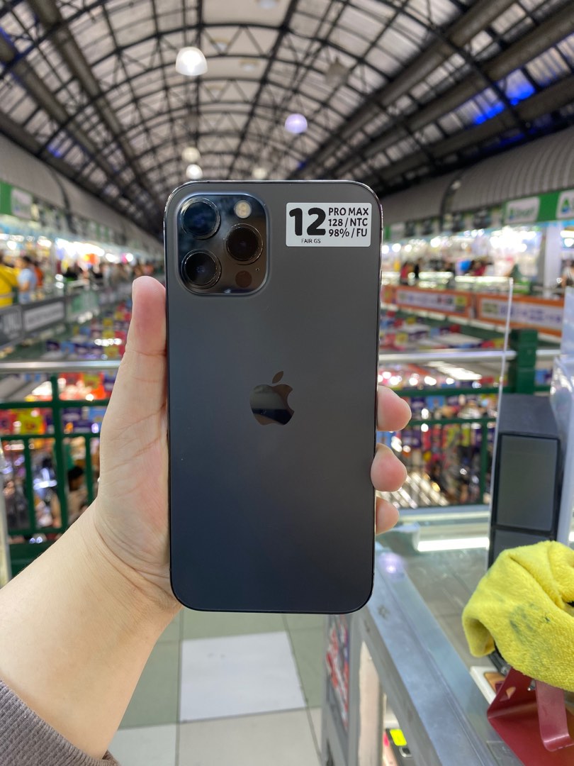 IPHONE 12 PRO MAX 128GB FACTORY UNLOCKED 98% BATTHEALTH NTC APPROVED NO ...