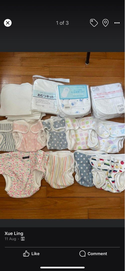 Japan cloth diaper destash, Babies & Kids, Bathing & Changing, Diapers ...
