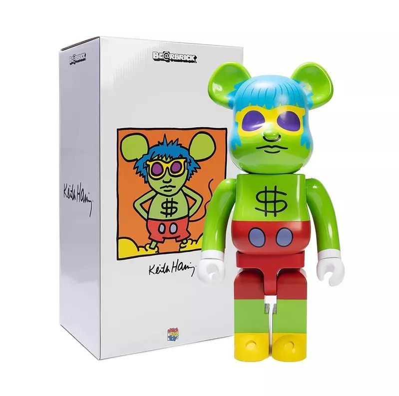 Javier Calleja Mickey Mouse + Andy Mouse Bearbrick 400%, Hobbies & Toys ...