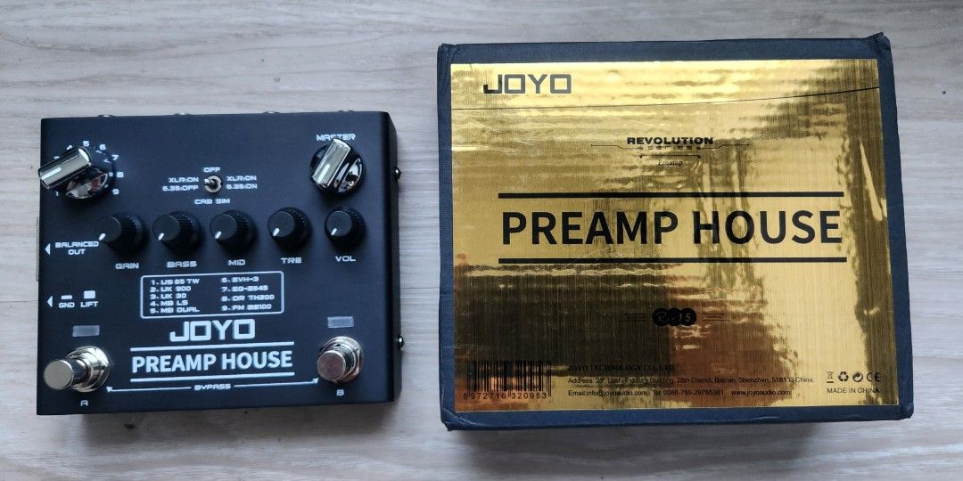 Joyo preamp house, Hobbies & Toys, Music & Media, Musical Instruments ...