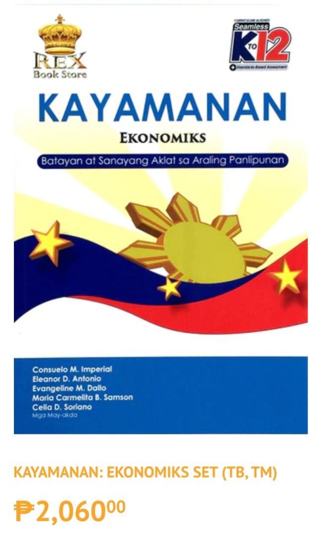 Kayamana Ekonomiks Grade 9 - Student Textbook and Teachers Manual ...