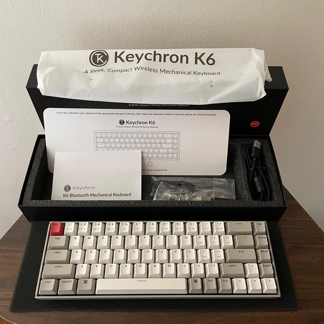 Keychron K6 Wireless Mechanical Keyboard, Computers & Tech, Parts & Accessories, Computer ...