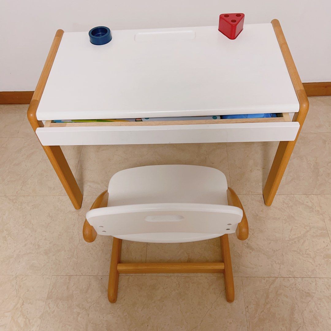 Kids Study Table & Chairs, Babies & Kids, Baby Nursery & Kids Furniture ...