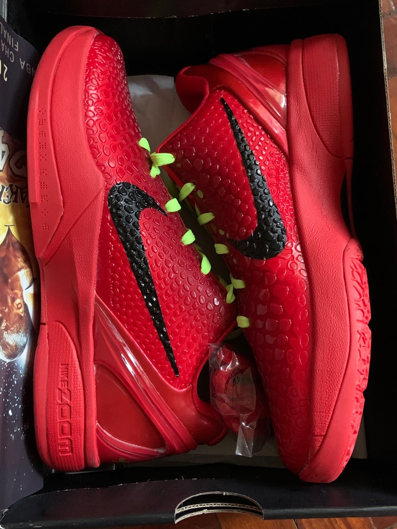 Kobe 6 Reverse Grinch, Men's Fashion, Footwear, Sneakers on Carousell