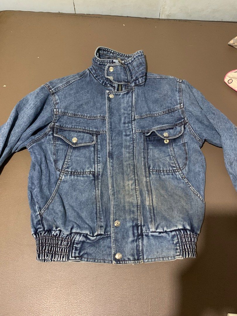 LARGE DENIM JACKET on Carousell