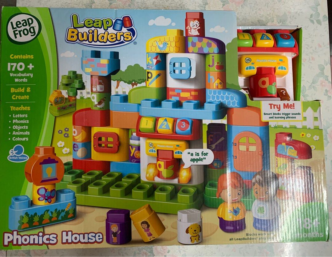 Leapfrog Leap builders Phonics House, 兒童＆孕婦用品, 嬰兒玩具 - Carousell