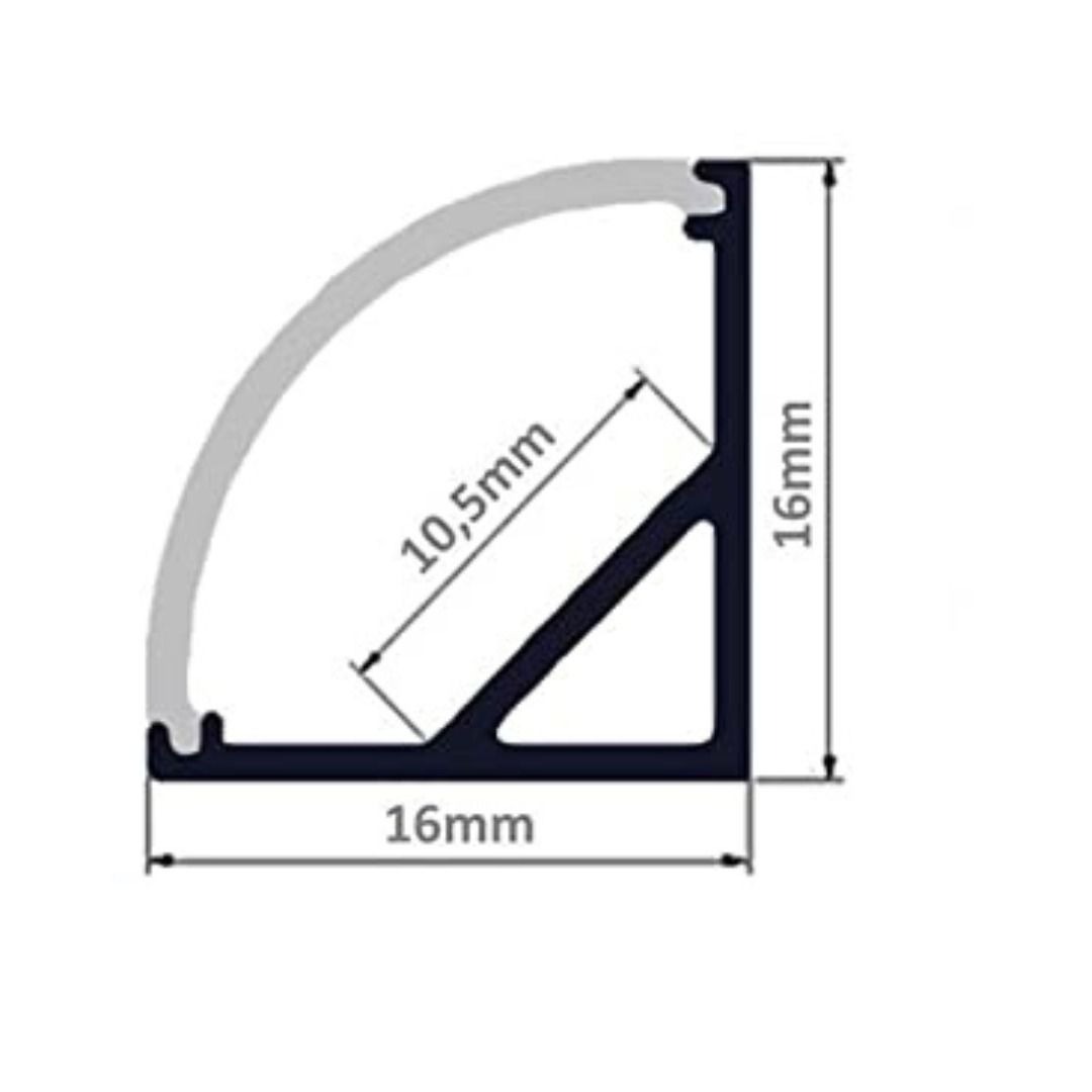 LED Aluminum Channel Profile V Style / 45 Degrees, Furniture & Home ...
