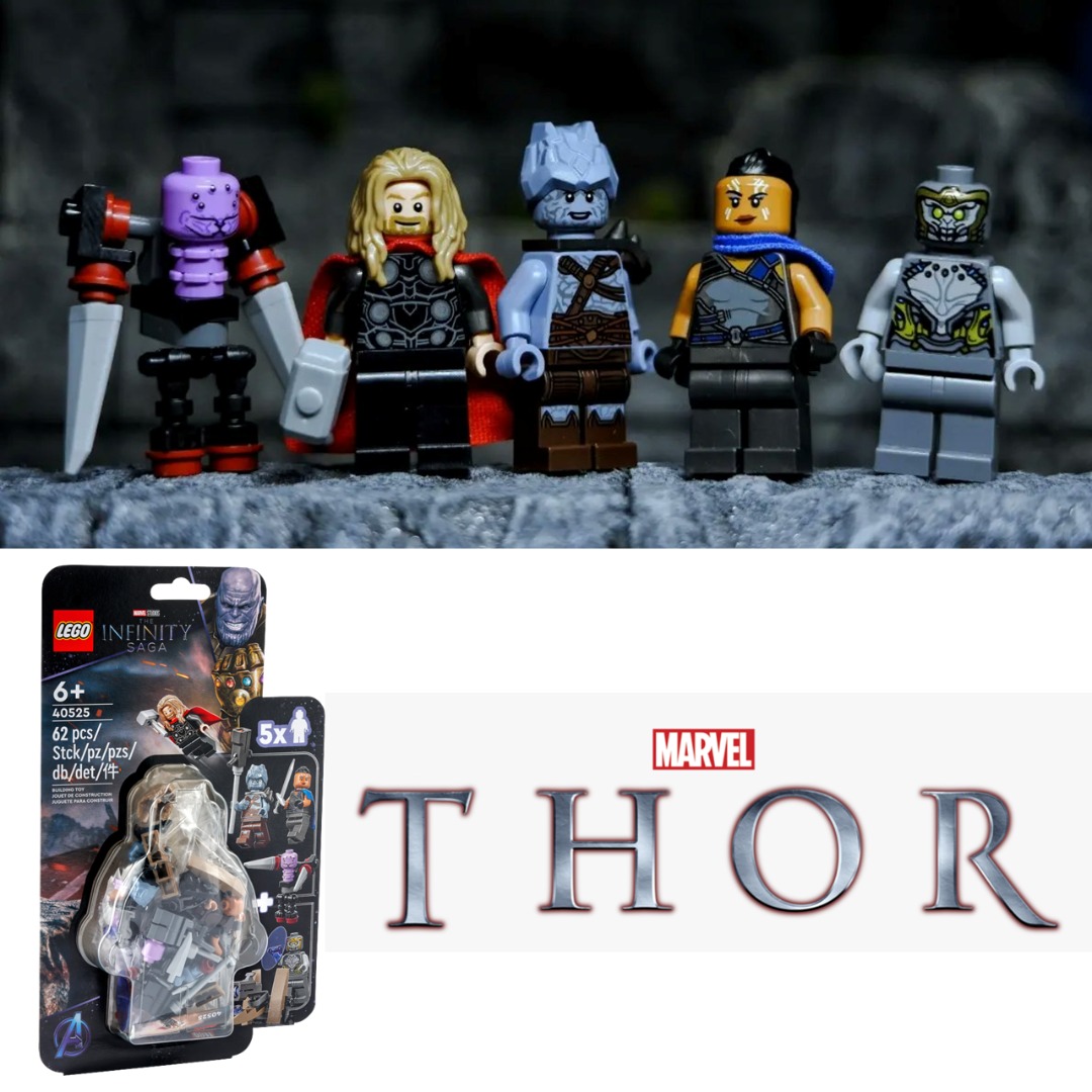 Lego 40525 Endgame Battle Thor Valkyrie Miek Korg - Marvel Avengers ...