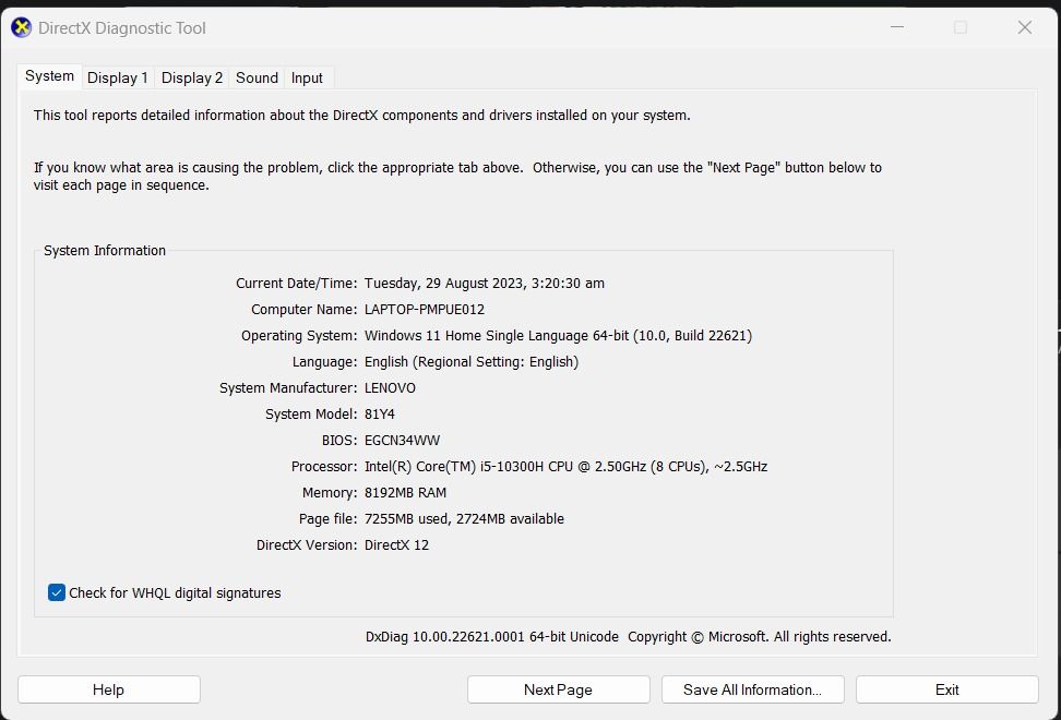 Lenovo Ideapad (Gaming Laptop) 81Y4 i5-10300H GTX 1650, Computers ...