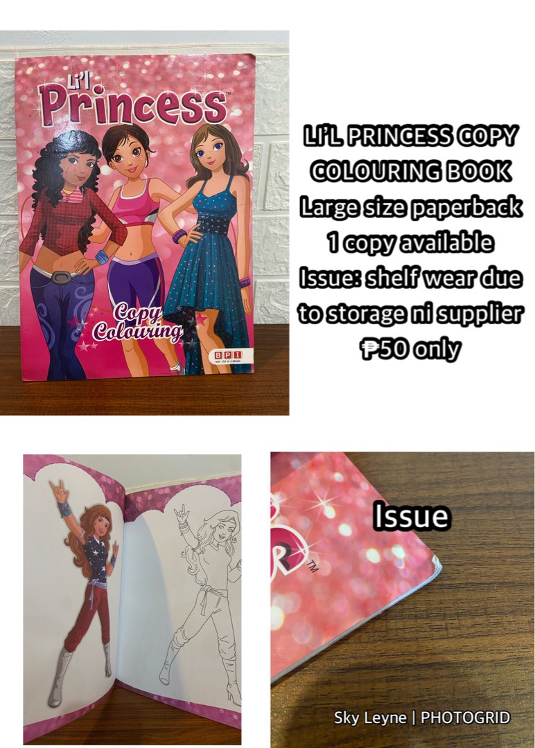 LI’L PRINCESS COPY COLOURING BOOK, Hobbies & Toys, Books & Magazines ...