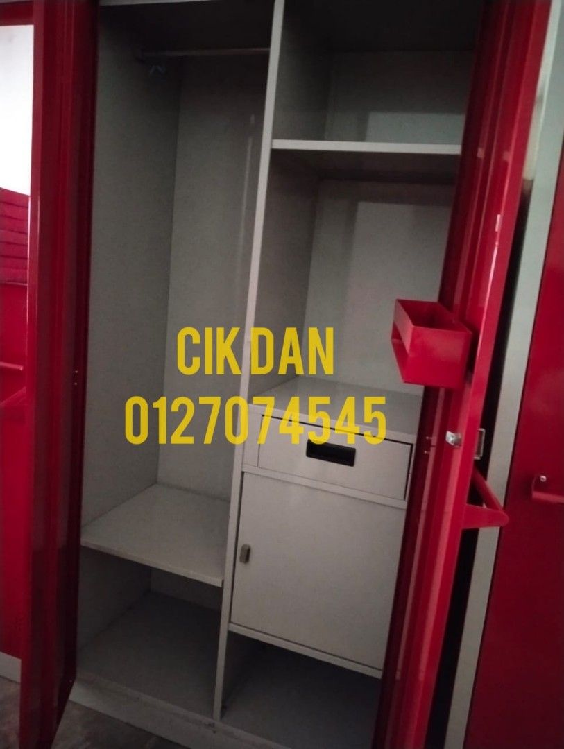 Locker, Closet, Almari Besi, Almari Murah, Almari Asrama, Furniture ...
